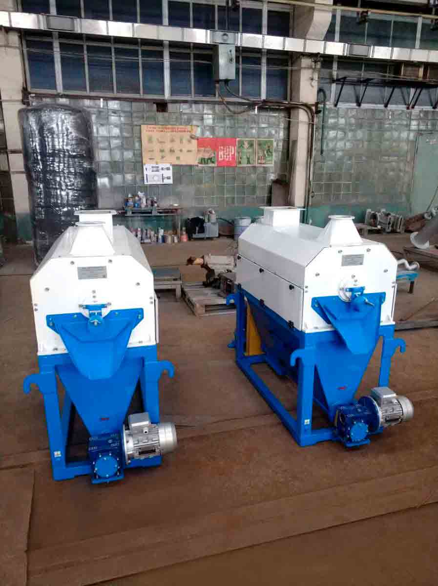 Equipment for awn removal and polishing cereal ЦОС-1 (De-awner)