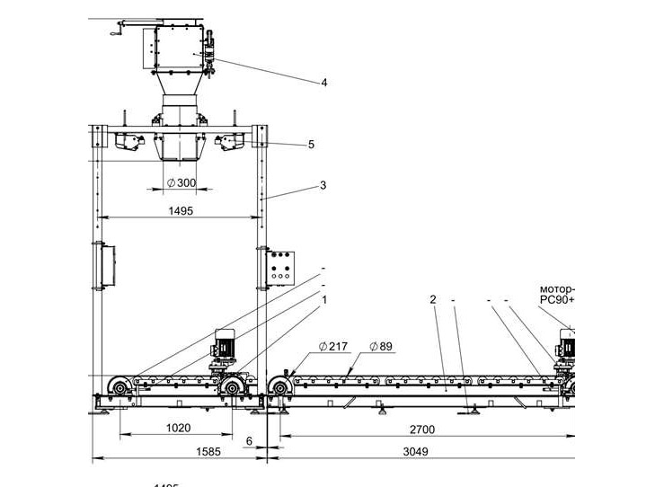 Dosing scales to a Big-Bag ДВС with an overloader - Weighing and dosing ...